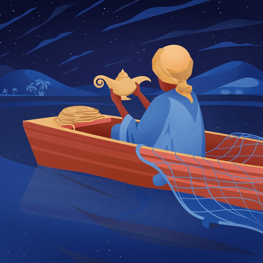Bedtime Story The Fisherman And The Genie Bettersleep